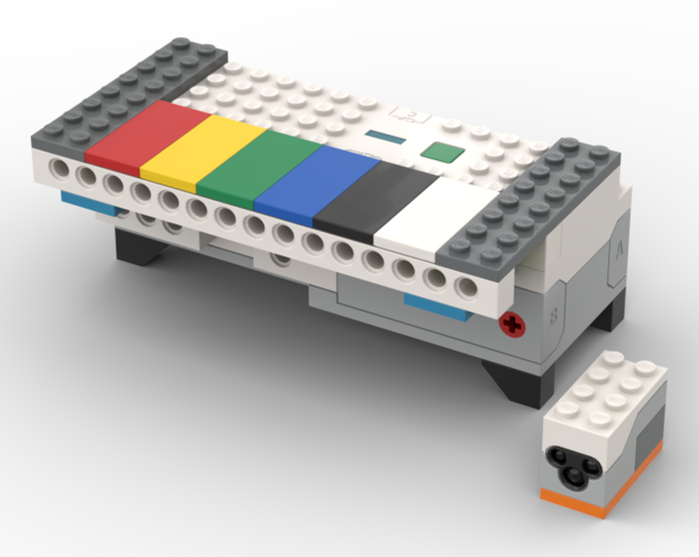 LEGO MOC keyboard by the platinum brick | Rebrickable - Build with LEGO