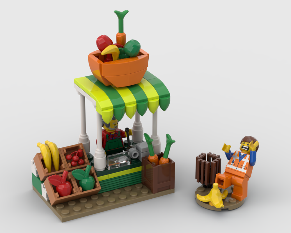 LEGO MOC Vegetable Stand by gabizon | Rebrickable - Build with LEGO