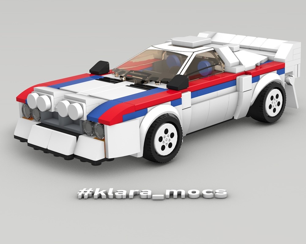 LEGO MOC Lancia 037 Rally Car Speedchampions by klara_mocs | Rebrickable - Build with LEGO