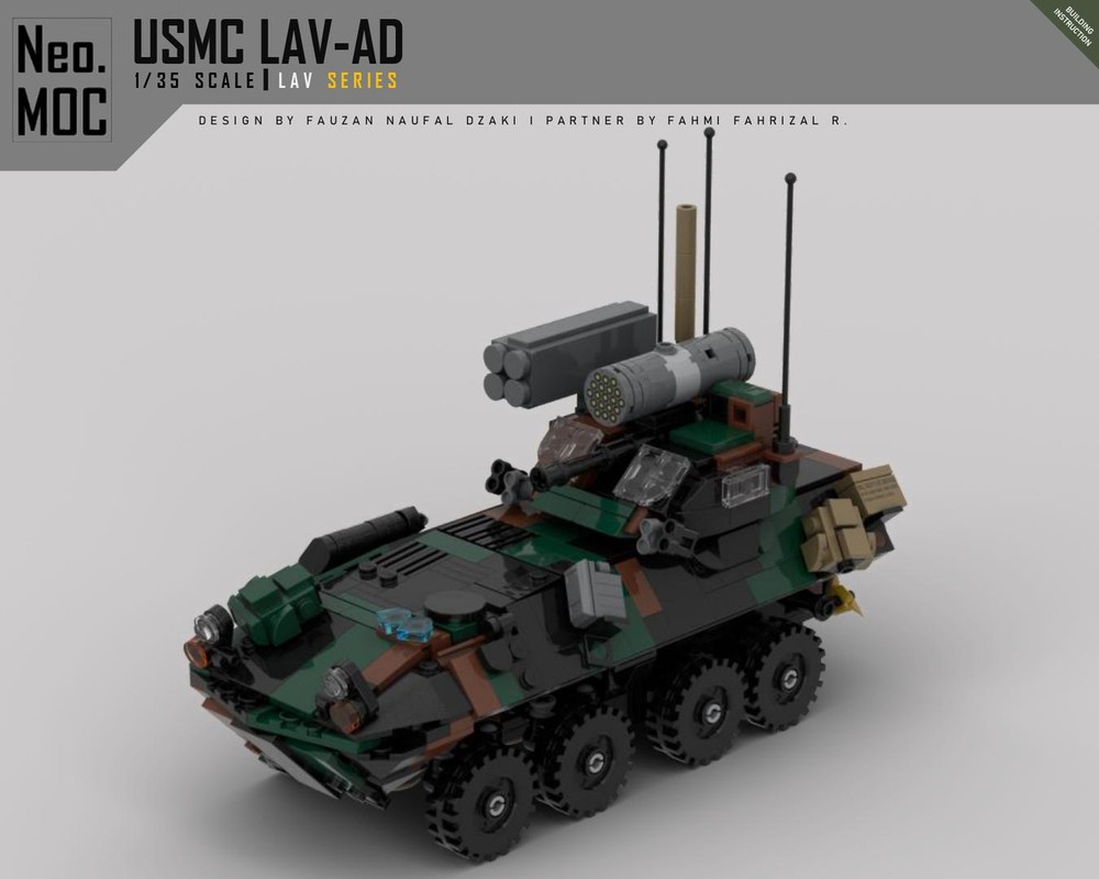 LEGO MOC LAV AD [Air Defence] by Neo.moc | Rebrickable - Build with LEGO