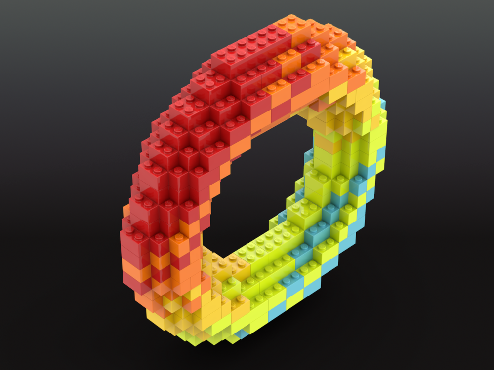 LEGO MOC-199924 Dithered Ring... Thing by DoesTheBrick | Rebrickable ...