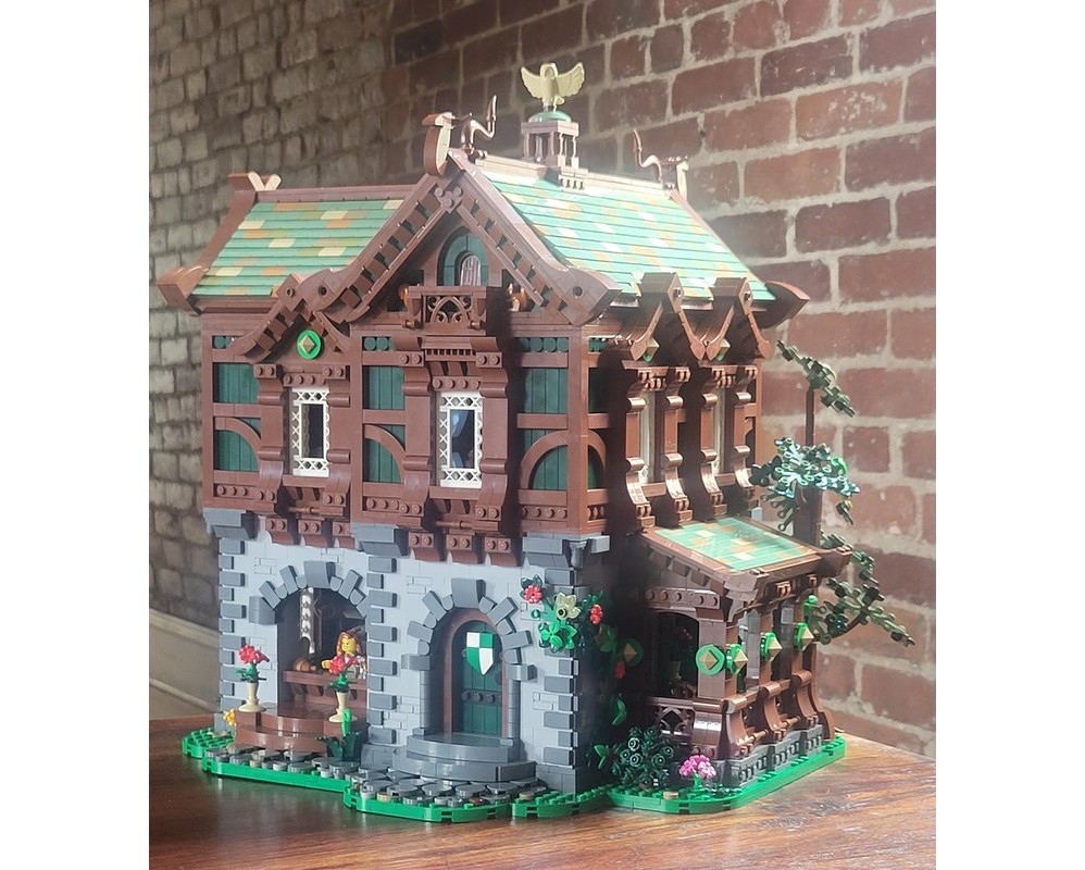LEGO MOC Green Dragon Bakery by FafnirDesign | Rebrickable - Build with ...