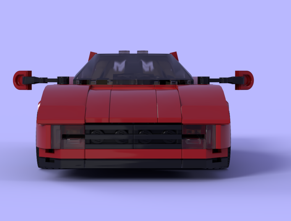 LEGO MOC Ferrari Testarossa 8 Stud by AYKREN | Rebrickable - Build with ...