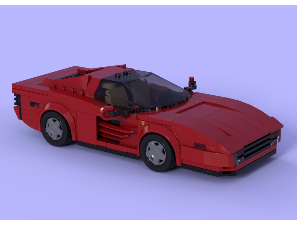 LEGO MOC Ferrari Testarossa 8 Stud by AYKREN | Rebrickable - Build with ...