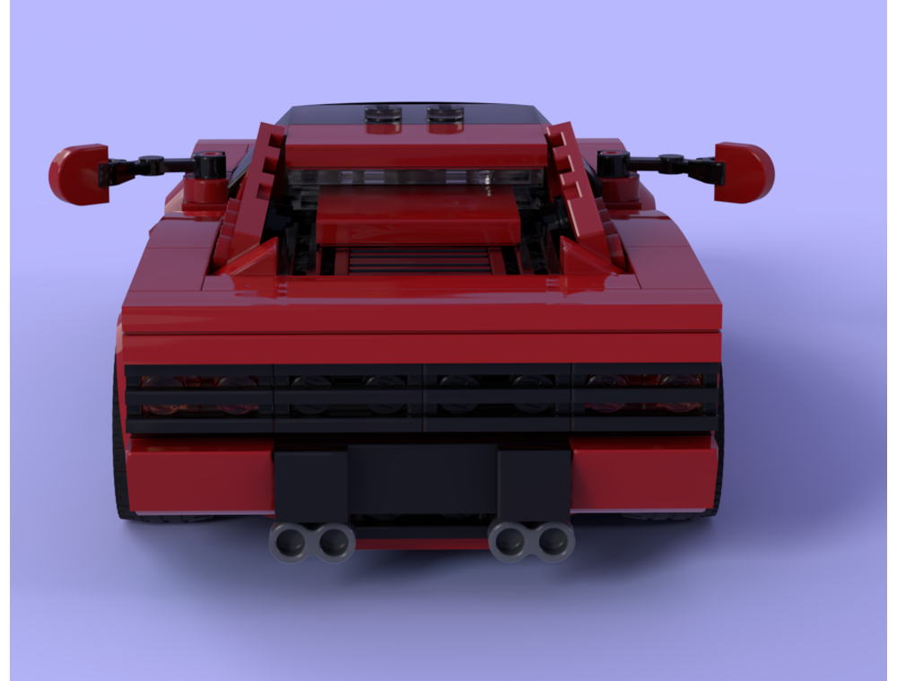 LEGO MOC Ferrari Testarossa 8 Stud by AYKREN | Rebrickable - Build with ...