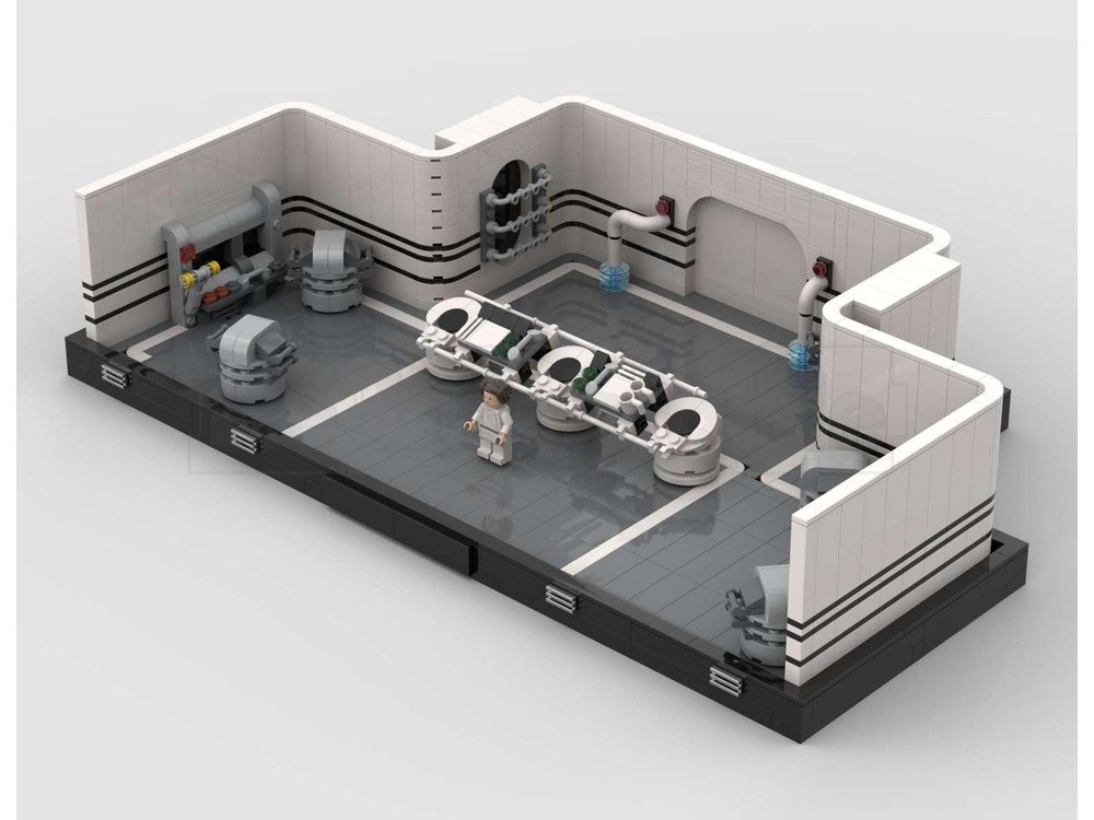 LEGO MOC LEGO MOC The Original Trilogy Secret Plans First Room Diorama ...
