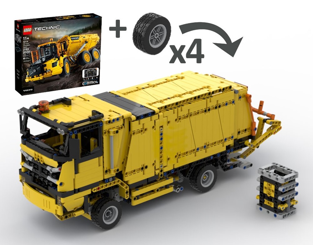 LEGO MOC 42114 model B - Garbage Truck by XaeroZKota | Rebrickable ...