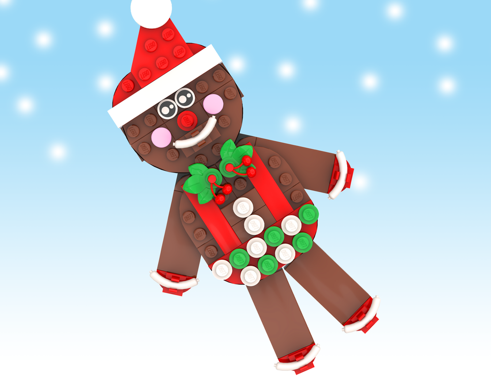 LEGO MOC Gingerbread Man by Tartan Bricks | Rebrickable - Build with LEGO