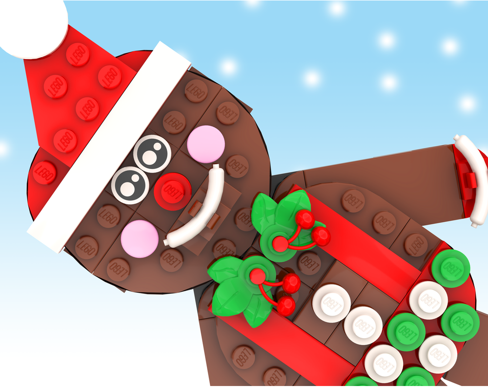 LEGO MOC Gingerbread Man by Tartan Bricks | Rebrickable - Build with LEGO