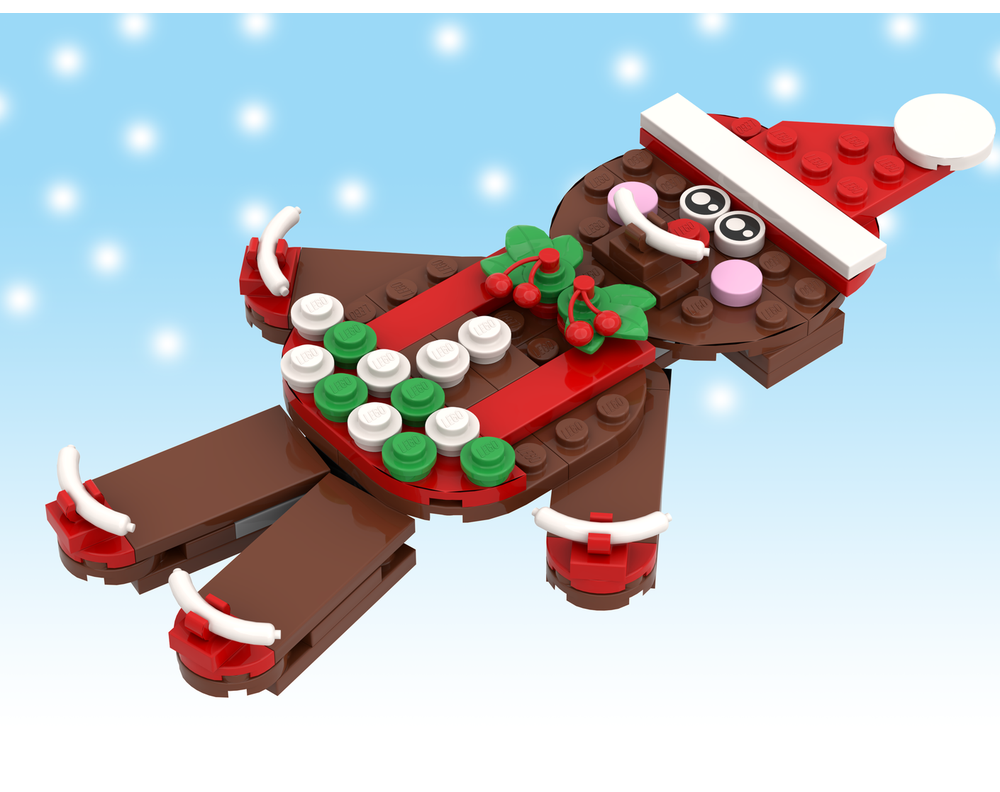 LEGO MOC Gingerbread Man by Tartan Bricks | Rebrickable - Build with LEGO
