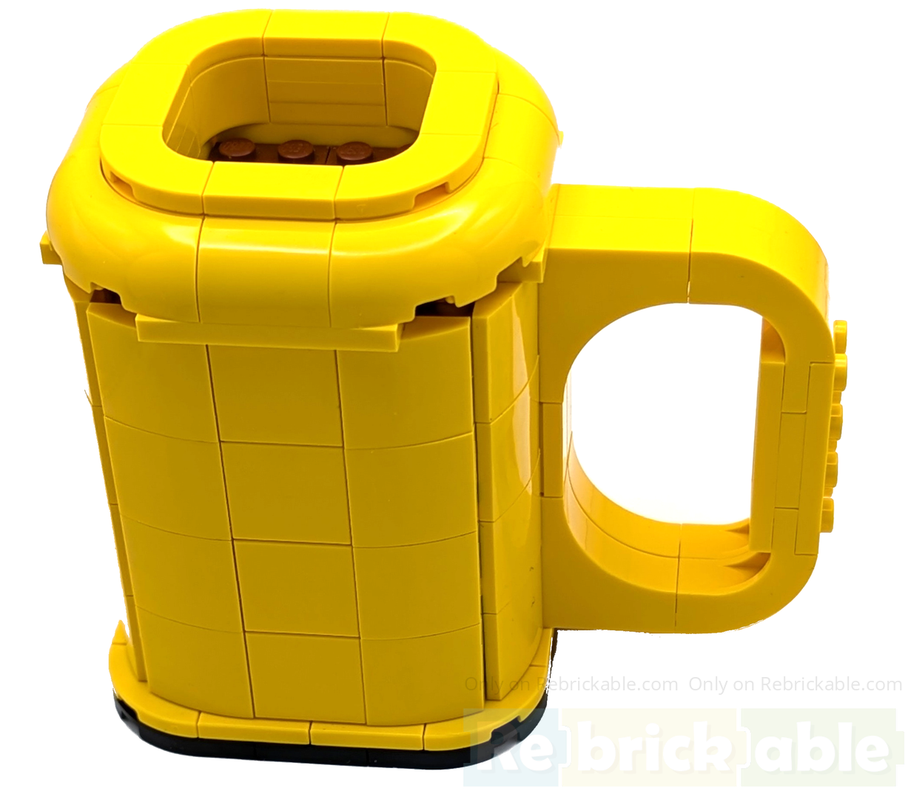 LEGO MOC Yellow Coffee Mug by DontKnow73 | Rebrickable - Build with LEGO