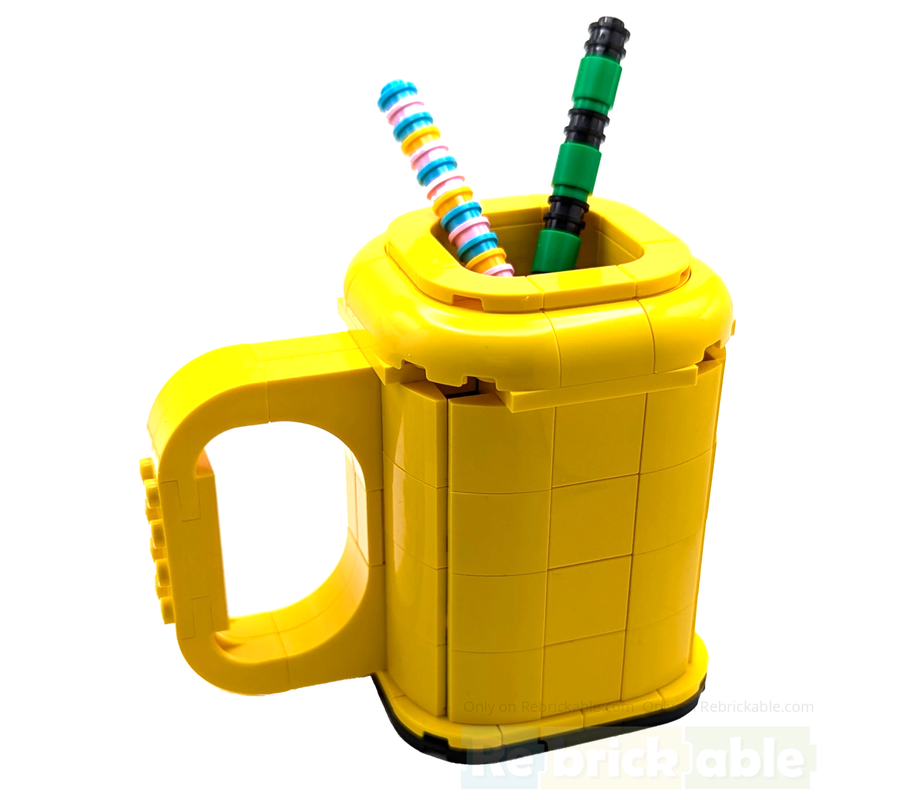LEGO MOC Yellow Coffee Mug by DontKnow73 | Rebrickable - Build with LEGO