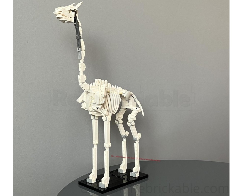 LEGO MOC Giraffe skeleton by Ambrosino | Rebrickable - Build with LEGO