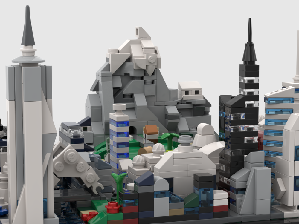 LEGO MOC Micro City by Falconeagle117 | Rebrickable - Build with LEGO