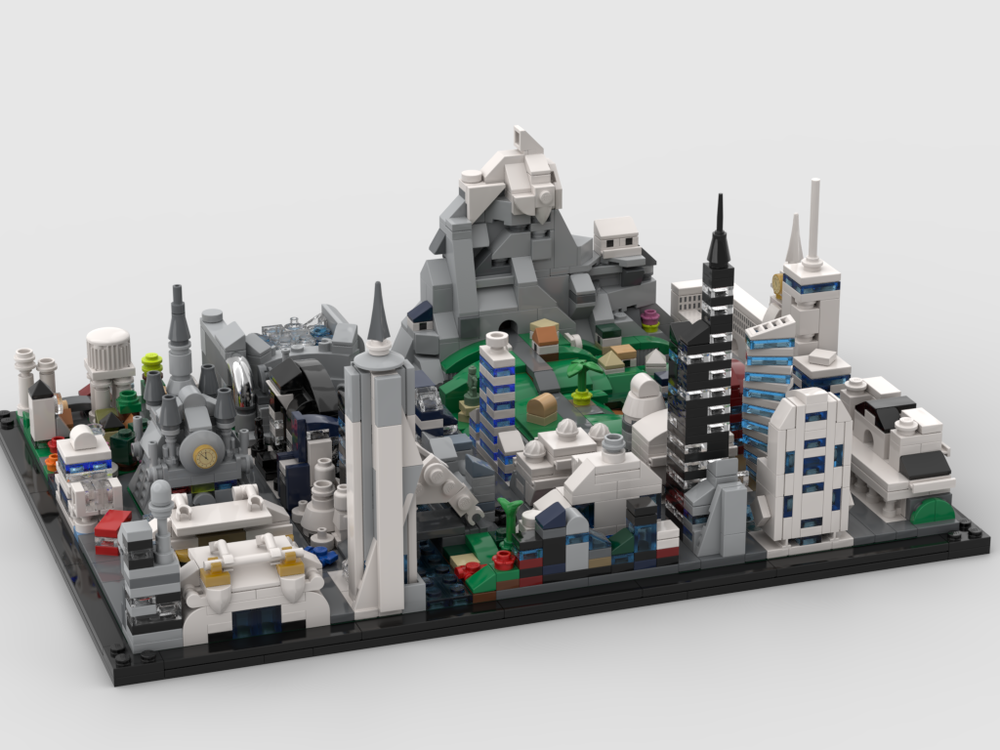 LEGO MOC Micro City by Falconeagle117 | Rebrickable - Build with LEGO