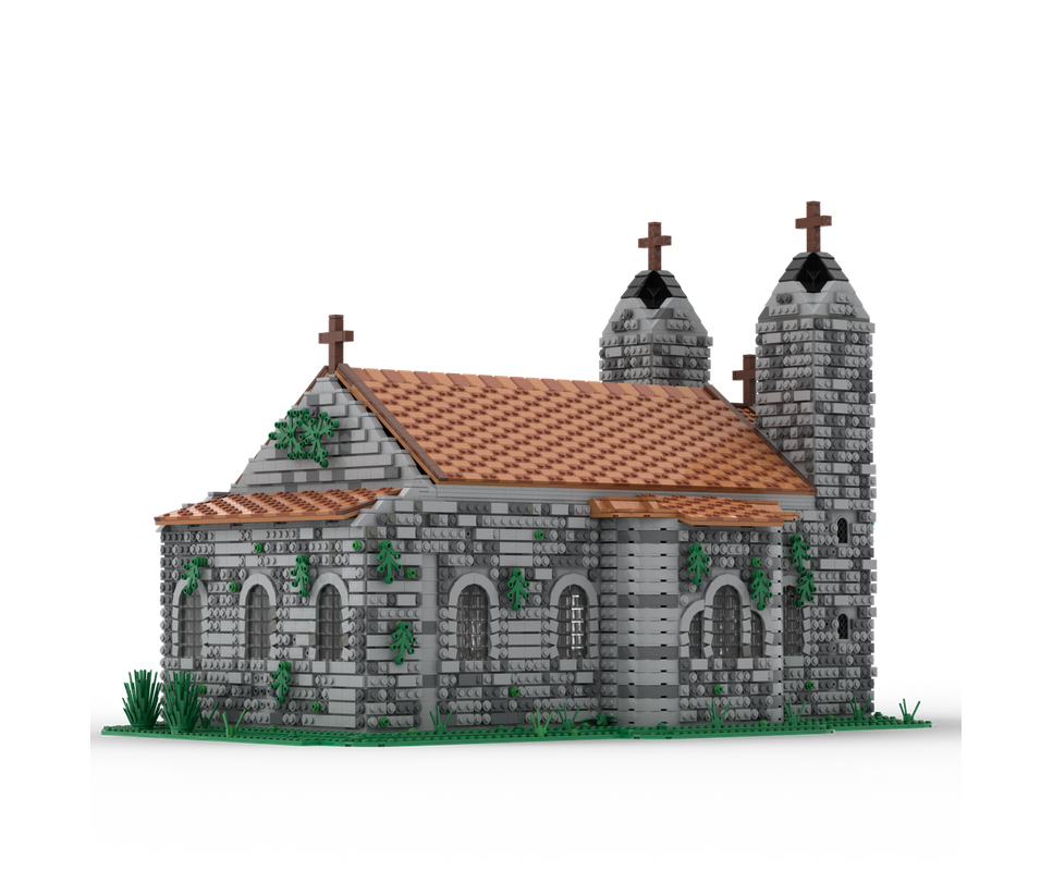 LEGO MOC Medieval Church by MOCOPOLIS | Rebrickable - Build with LEGO