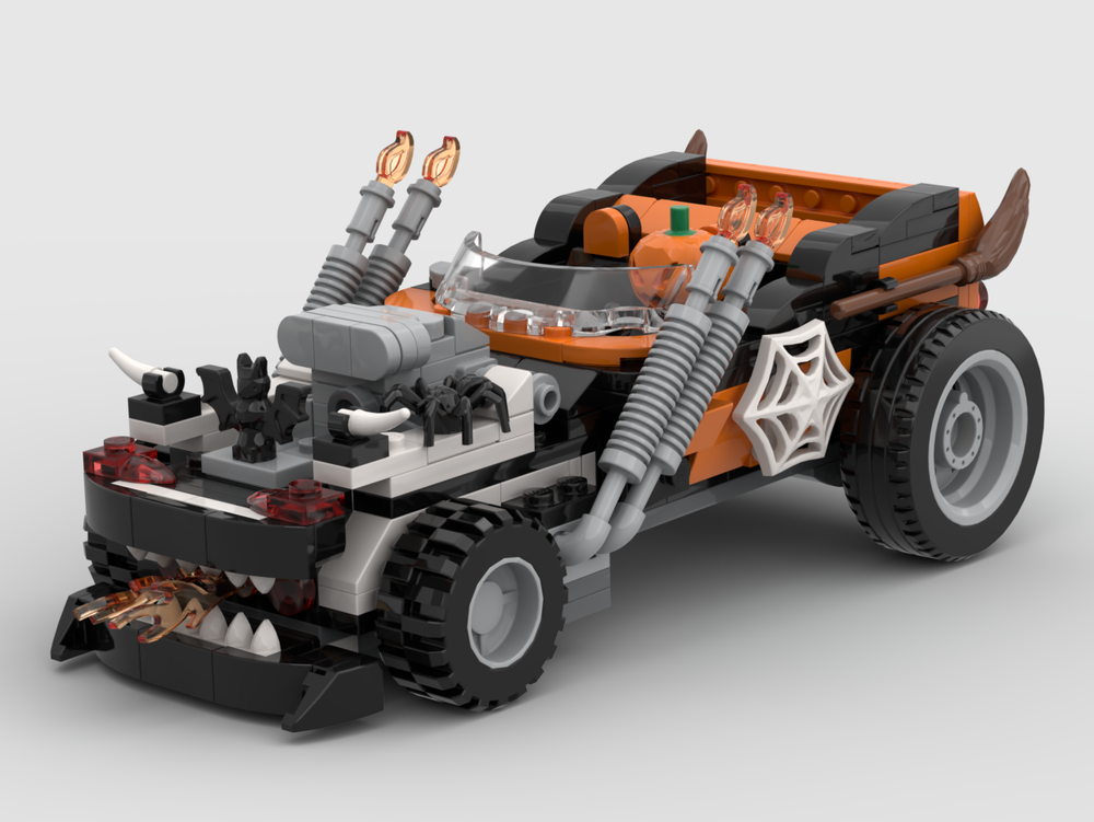 LEGO MOC Haunted Hot Rod by SpartacusPrime1 | Rebrickable - Build with LEGO