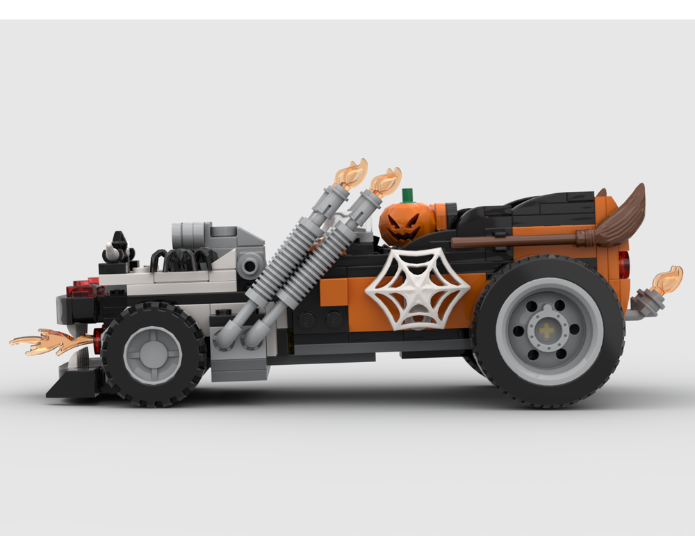 LEGO MOC Haunted Hot Rod by SpartacusPrime1 | Rebrickable - Build with LEGO