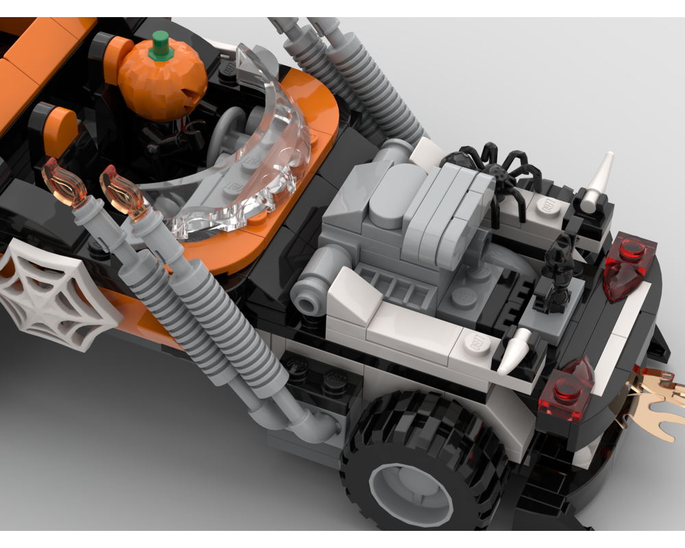 LEGO MOC Haunted Hot Rod by SpartacusPrime1 | Rebrickable - Build with LEGO