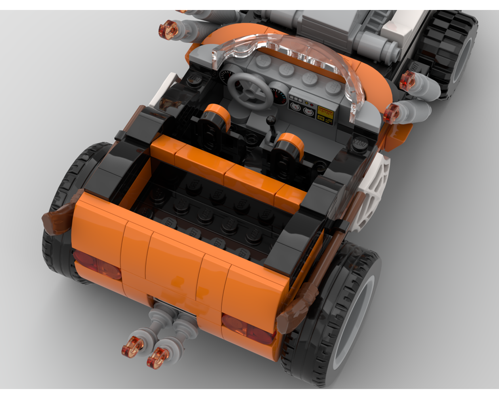 LEGO MOC Haunted Hot Rod by SpartacusPrime1 | Rebrickable - Build with LEGO