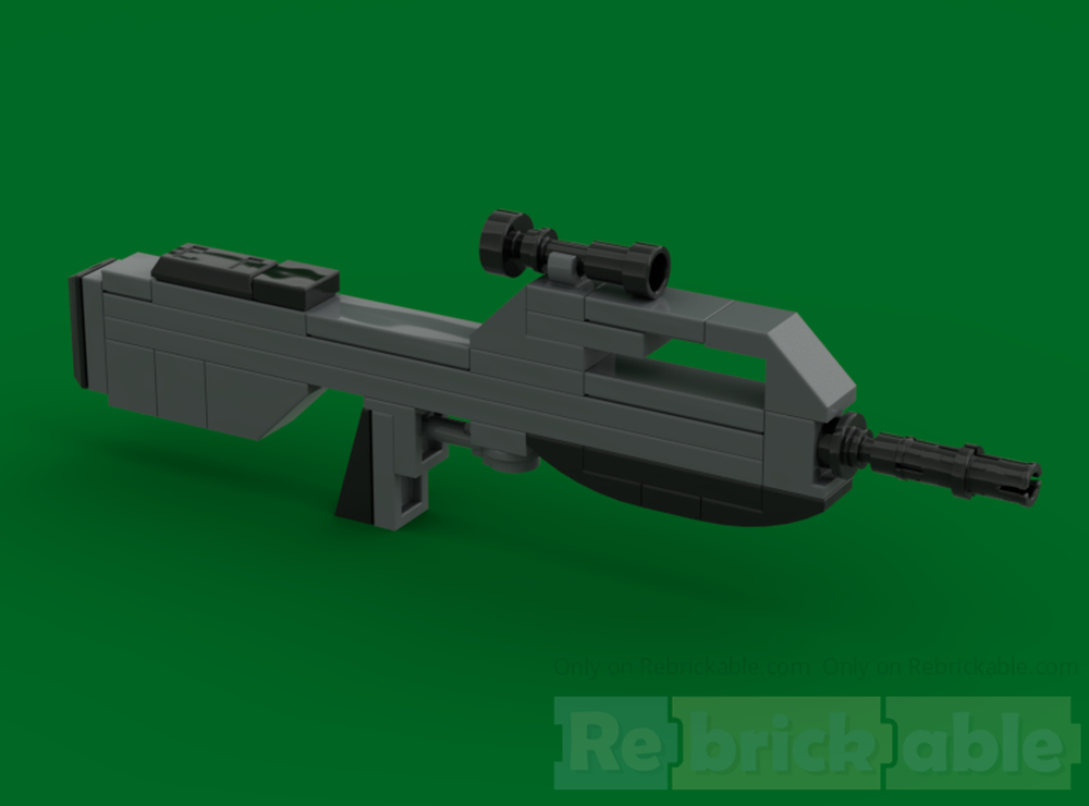 LEGO MOC BR75 Battle Rifle by LKBuilds | Rebrickable - Build with LEGO
