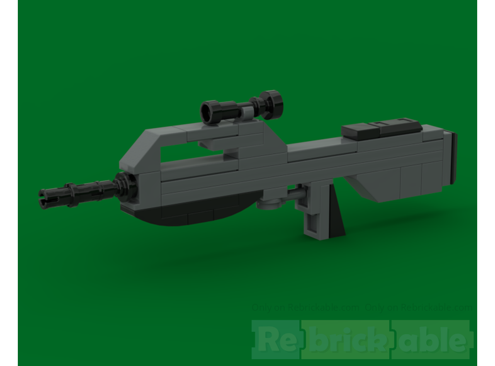 LEGO MOC BR75 Battle Rifle by LKBuilds | Rebrickable - Build with LEGO