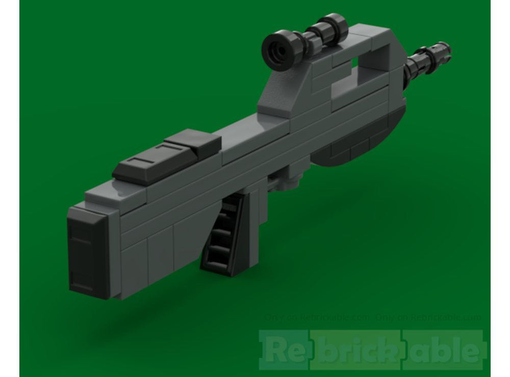 LEGO MOC BR75 Battle Rifle by LKBuilds | Rebrickable - Build with LEGO