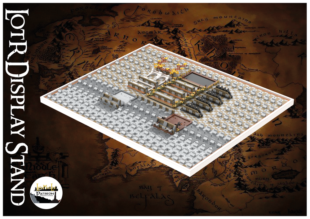 LEGO MOC UCS ''LotR'' Display Stand - Frame for Minifigures by ...