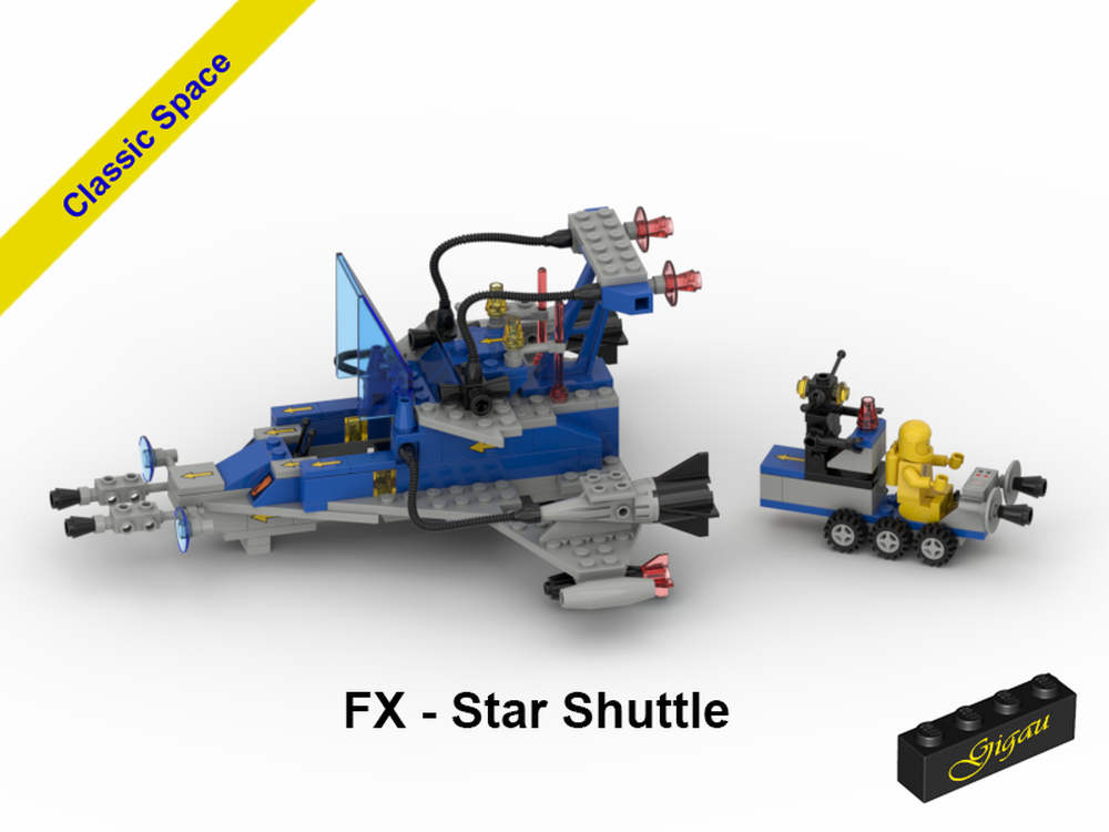 LEGO MOC FX Star Shuttle by gigau | Rebrickable - Build with LEGO
