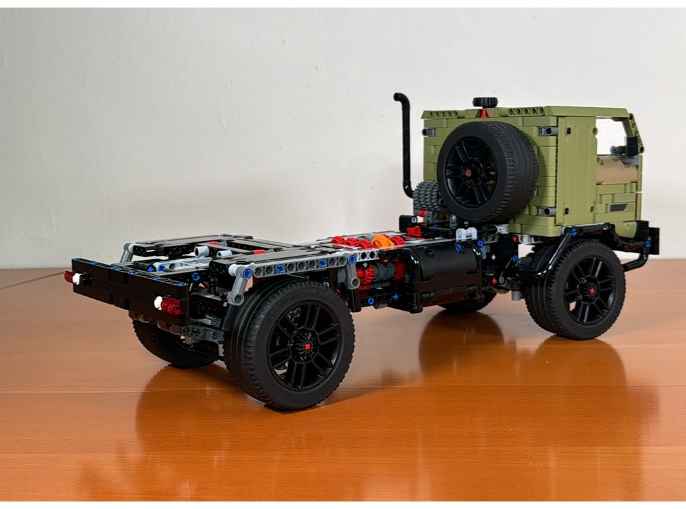 LEGO MOC-200054 Kamaz 4350 by Building with bricks | Rebrickable ...