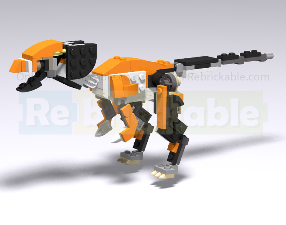 LEGO MOC 31129 Dilophosaurus 1:22 scale by cre8torbuilds | Rebrickable ...