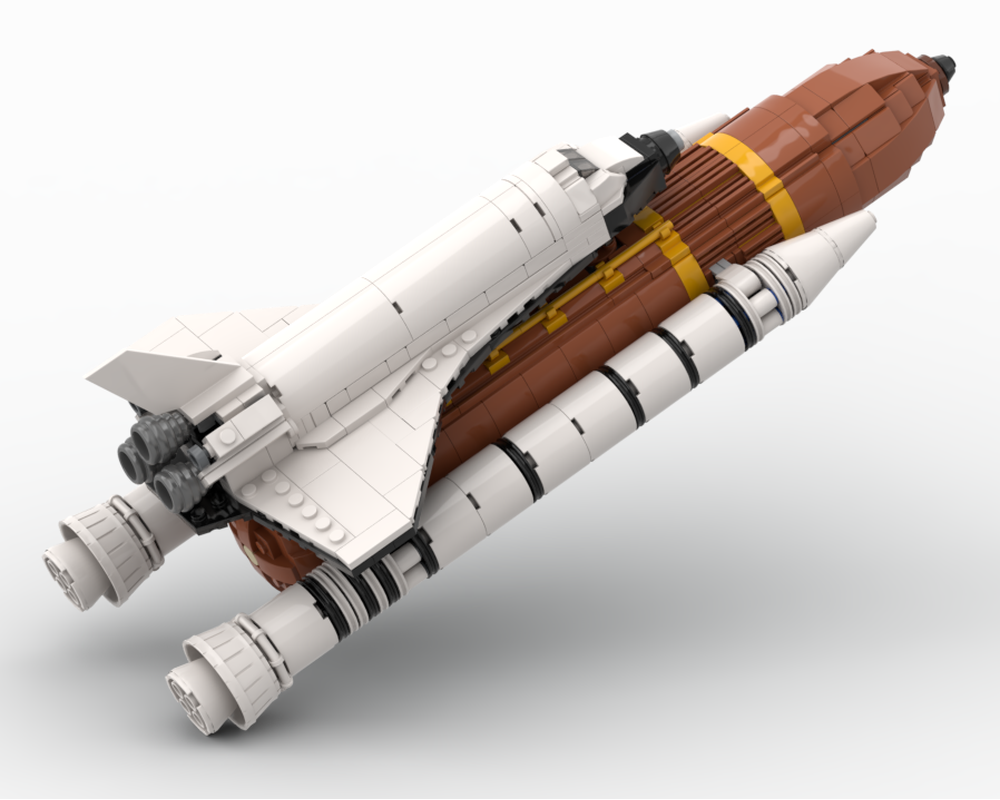 LEGO MOC-200070 Space Shuttle & Mobile Launch Platform (MLP) - in 1:160 ...