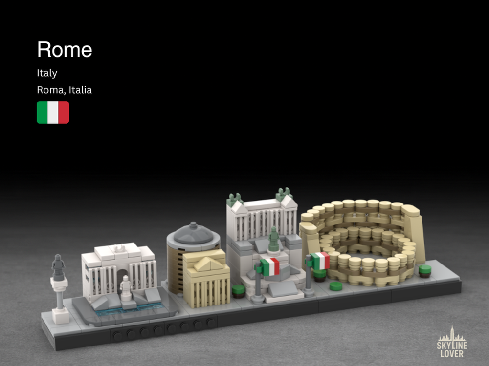 LEGO MOC Rome Skyline by Skyline_Lover | Rebrickable - Build with LEGO