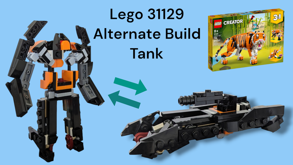LEGO MOC 31129 Transformer Tank Alternate build by LegoBuildo ...