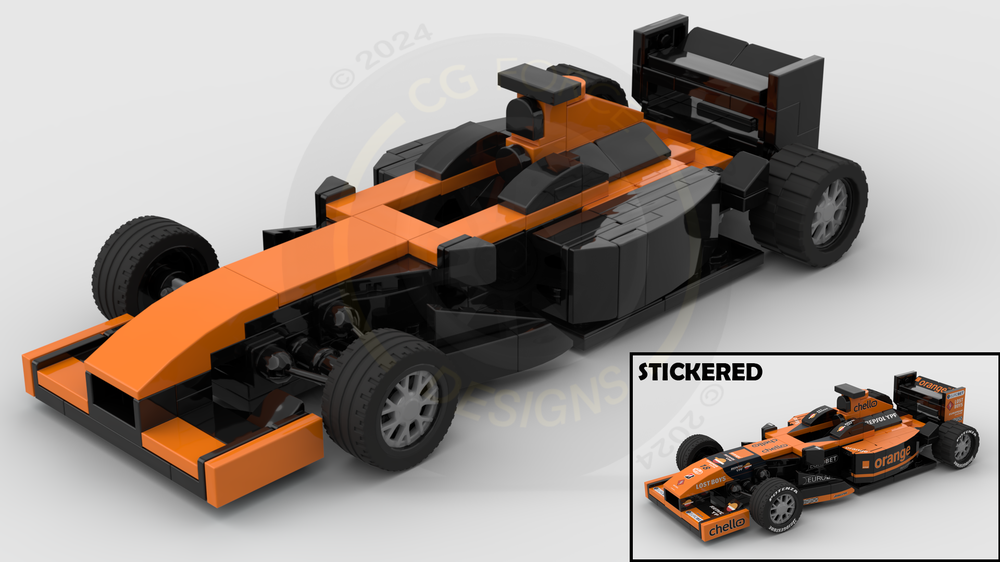 LEGO MOC F1 Arrows A21 by CGForceDesigns | Rebrickable - Build with LEGO