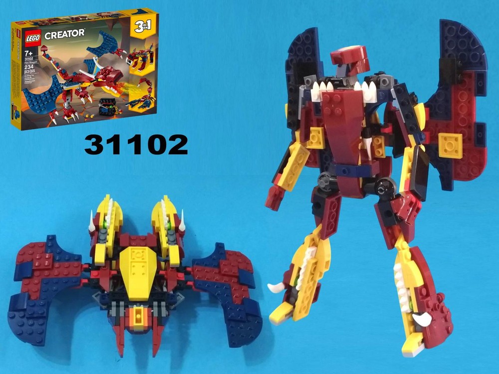 LEGO MOC Transformer Batwing (Batman 1989) using LEGO 31102 by ...