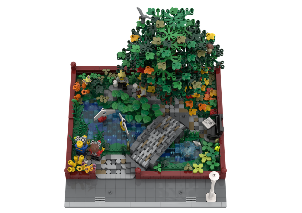 LEGO MOC City Green - Central Park & Pond - 32x32 Baseplate by Brick ...
