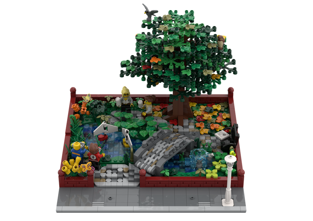 LEGO MOC City Green - Central Park & Pond - 32x32 Baseplate by Brick.Mocman | Rebrickable ...