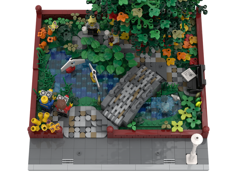 LEGO MOC City Green - Central Park & Pond - 32x32 Baseplate by Brick ...