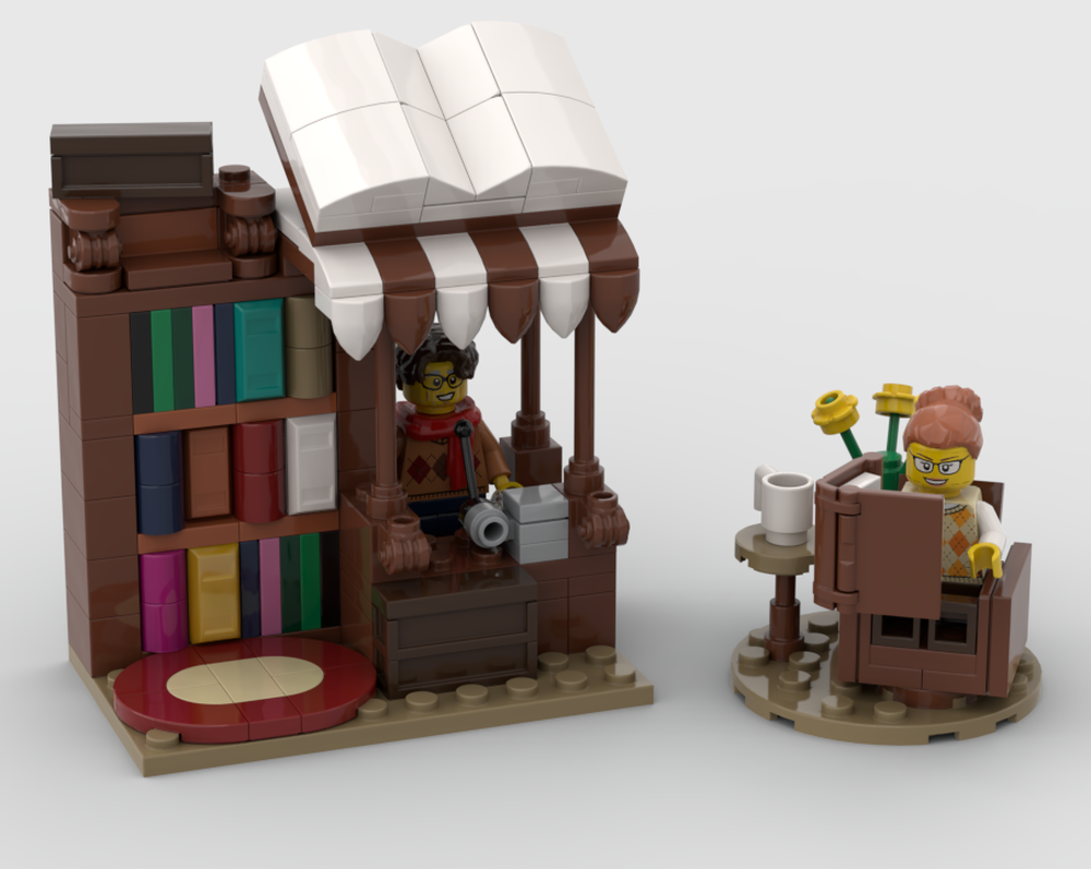 LEGO MOC Books Stand by gabizon | Rebrickable - Build with LEGO