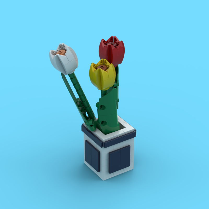 LEGO MOC Tulip by waffl_builds | Rebrickable - Build with LEGO