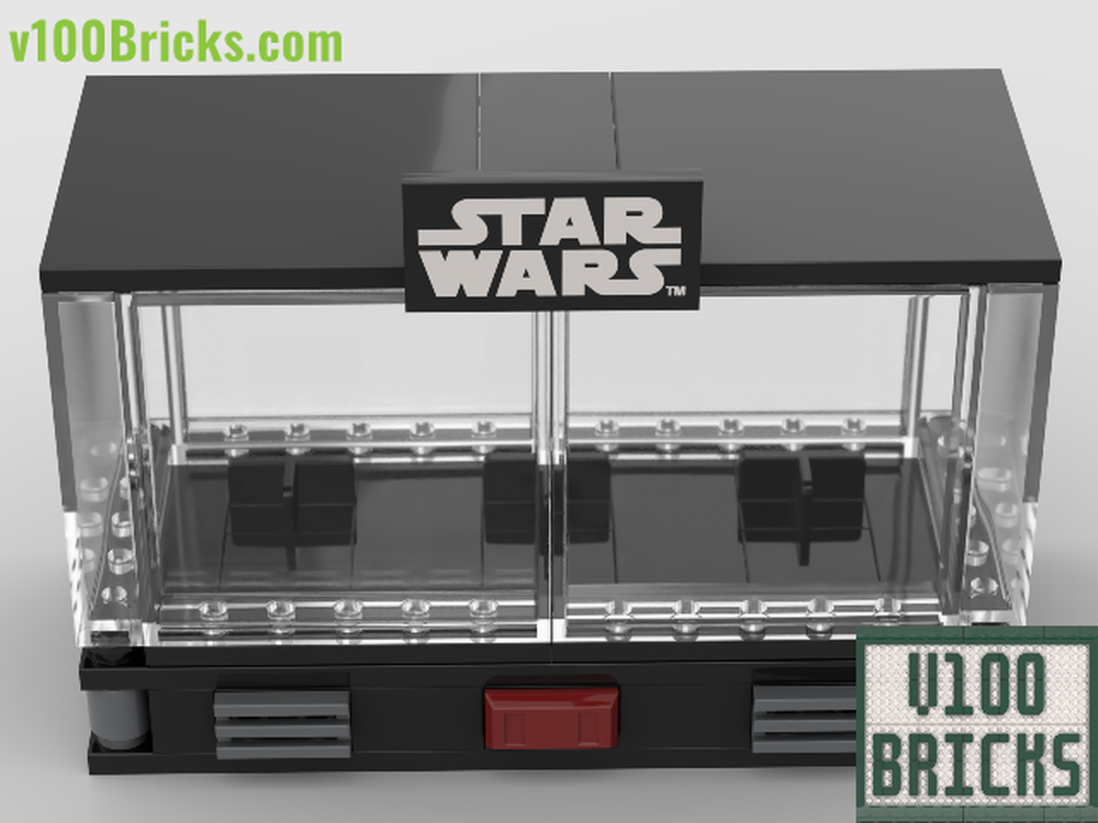 LEGO MOC SW Minifigure Display Case by v100Bricks | Rebrickable - Build ...