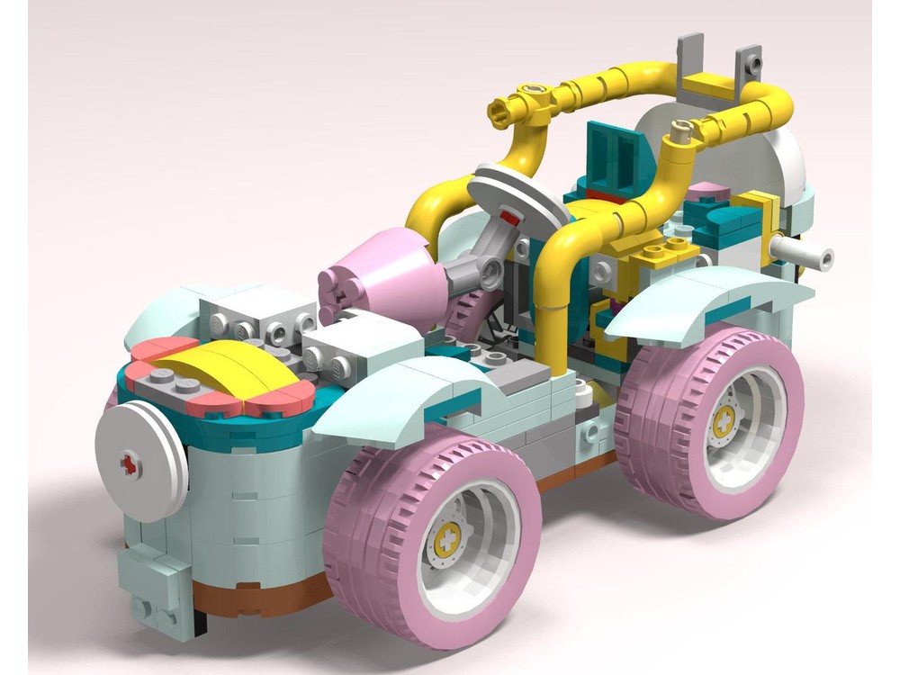 Lego Moc Truck By Build Brick Rebrickable Build With Lego