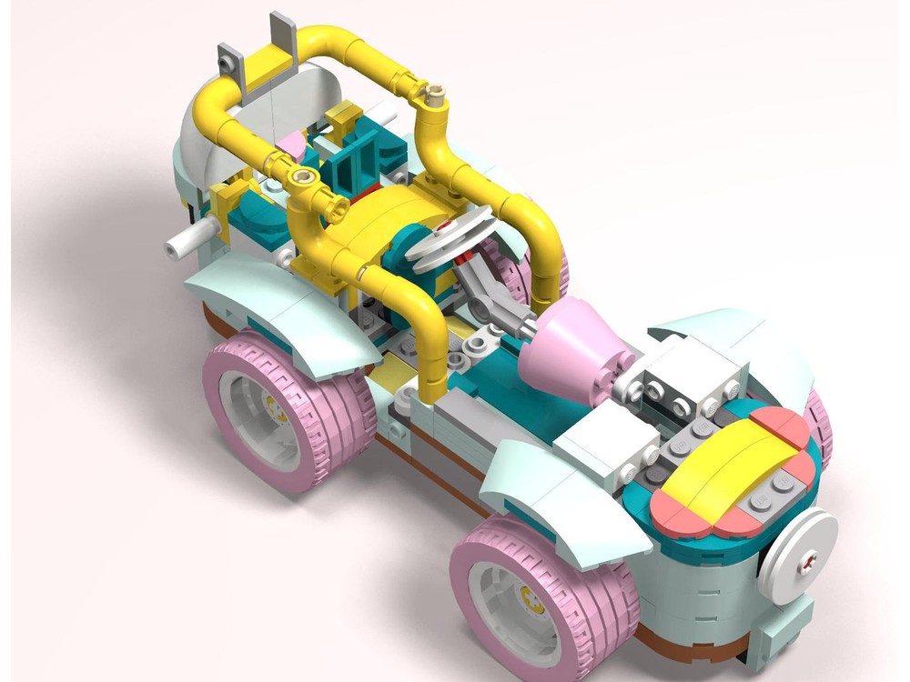 Lego Moc Truck By Build Brick Rebrickable Build With Lego