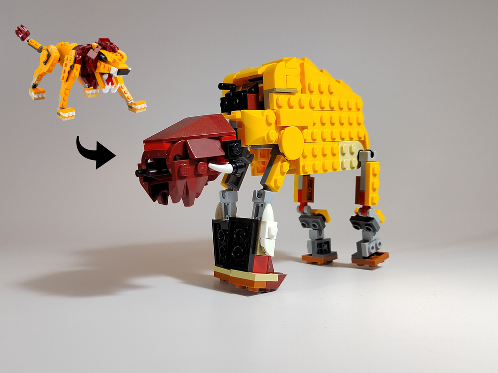 LEGO MOC 31112 AT-M6 by AlterBrickDesign | Rebrickable - Build with LEGO