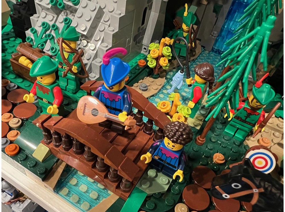 Lego Moc Park Bridge For Minifigs By Medleyj Rebrickable Build With