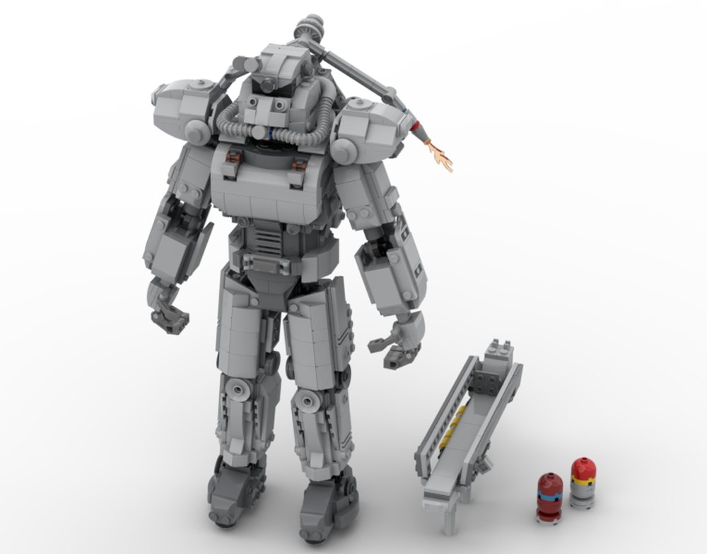 LEGO MOC T-51 Power Armor With Fatman by Mojave-Ghoul | Rebrickable ...