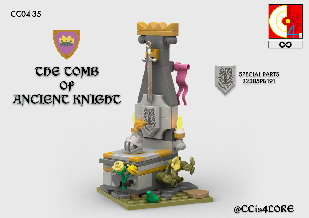LEGO MOC-200136 The Tomb of Ancient knigHt by ccis4lore | Rebrickable ...