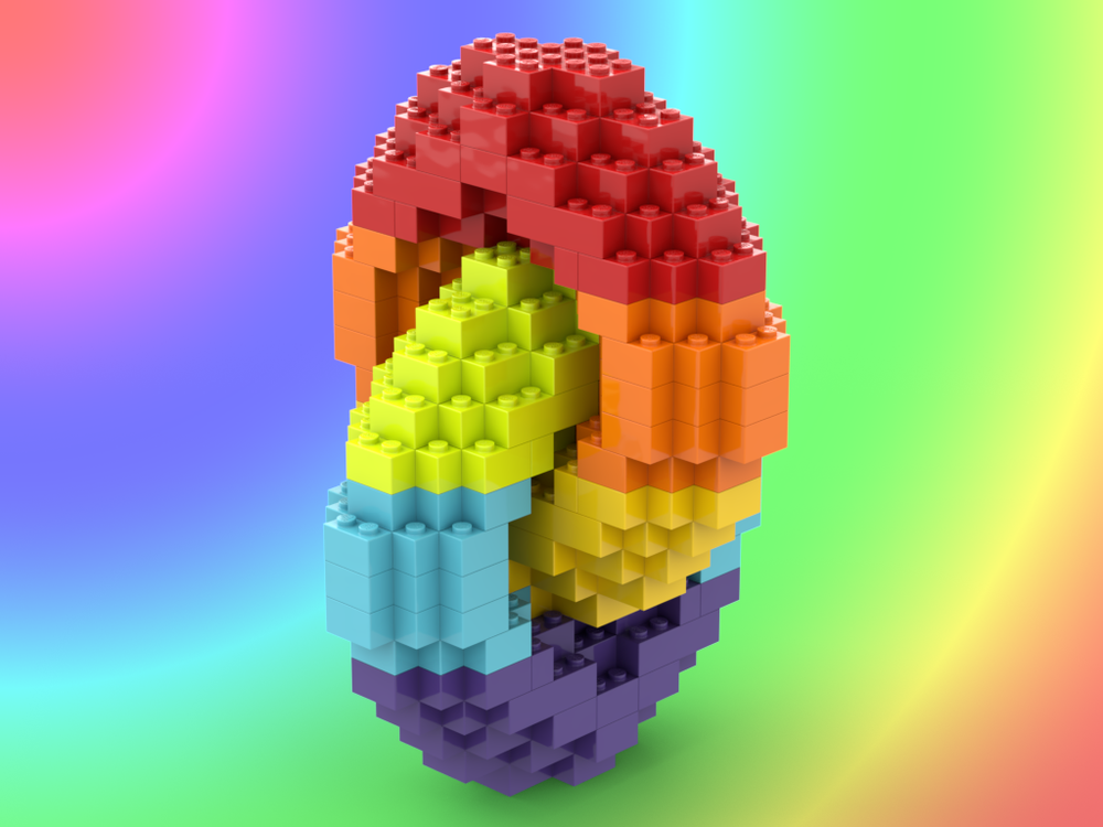 LEGO MOC Interlocking Rings by DoesTheBrick | Rebrickable - Build with LEGO