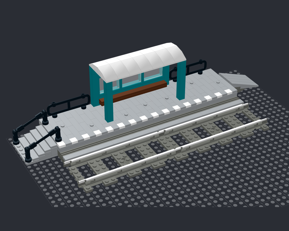 LEGO MOC Tram station by DomBug | Rebrickable - Build with LEGO